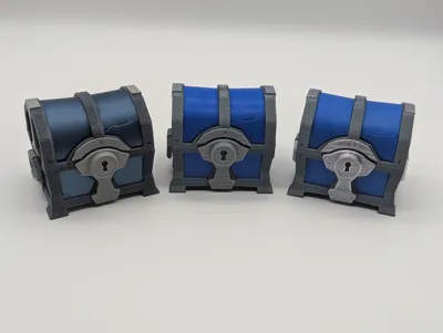 Fortnite Rare Chest - Free 3D Print Model - MakerWorld