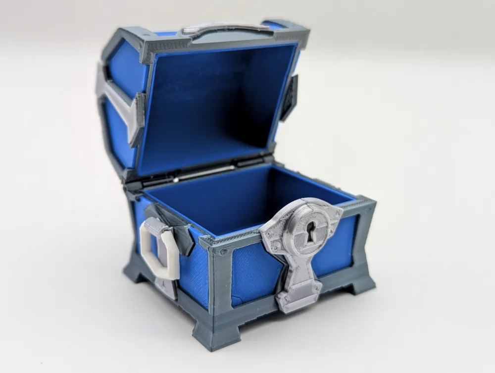 Fortnite Rare Chest - Free 3D Print Model - MakerWorld