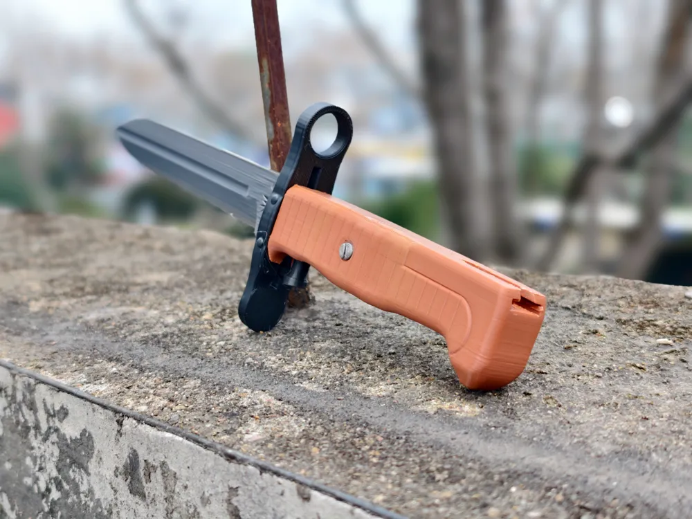 M1 Bayonet Short Garand Rifle Knife WWII by 补补觉去 MakerWorld: Download ...