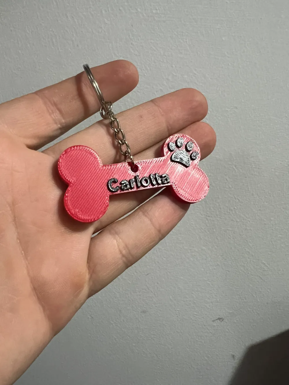 bone key ring dog / cat by Emsi94 - MakerWorld