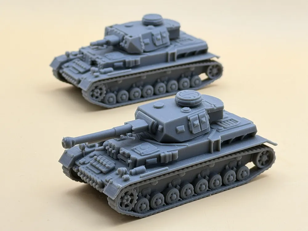 Panzer IV Ausf.F1/F2 - 1/72 Scale - Free 3D Print Model - MakerWorld