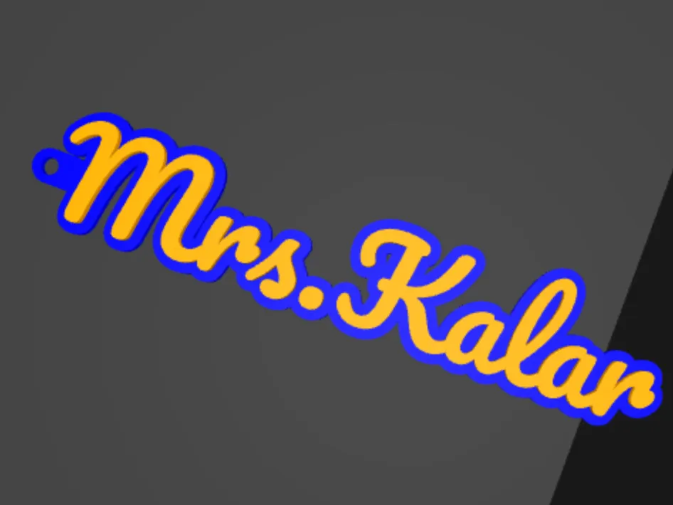 Key Chain - Free 3D Print Model - MakerWorld