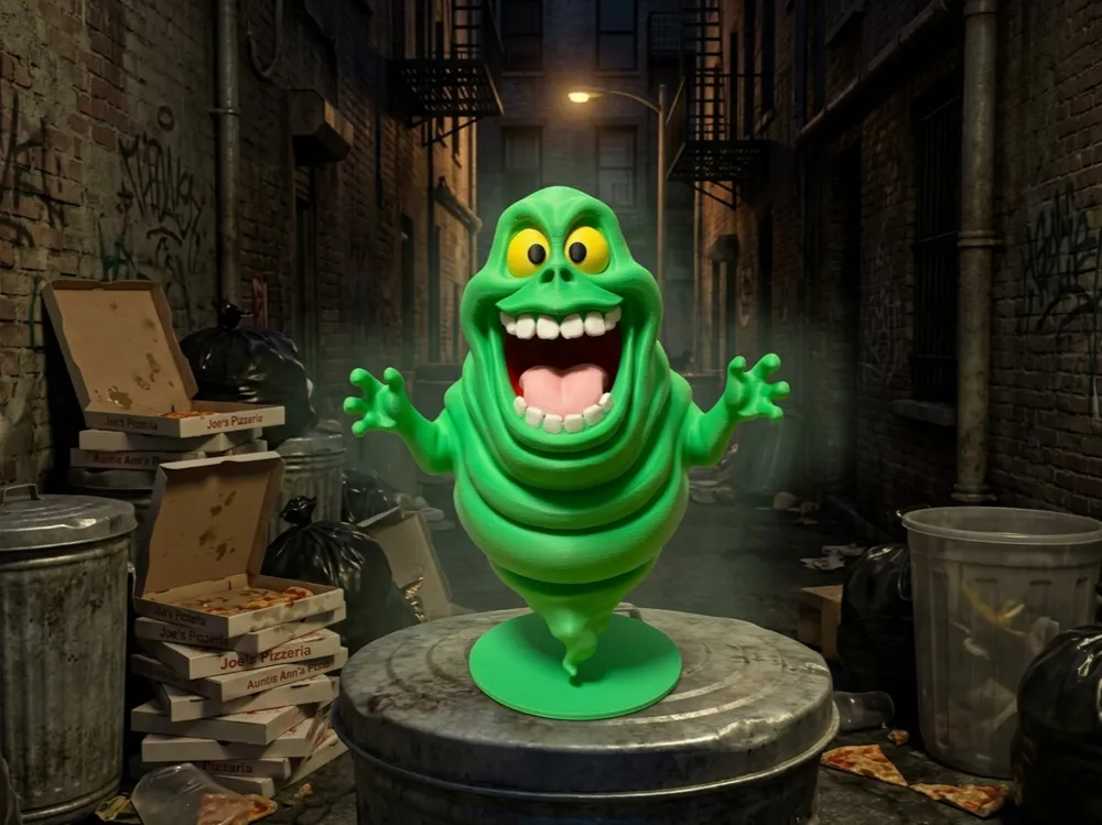 Slimer Ghostbuster - Free 3D Print Model - MakerWorld