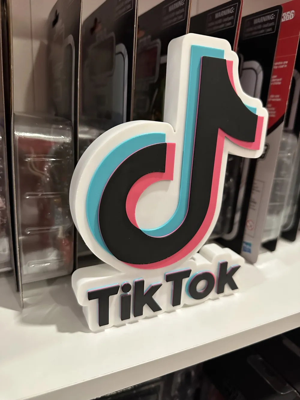 Tik Tok Desk Sign - Free 3D Print Model - MakerWorld