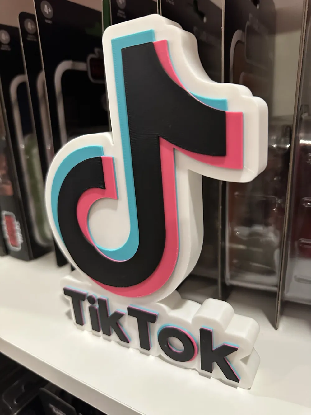 Tik Tok Desk Sign - Free 3D Print Model - MakerWorld