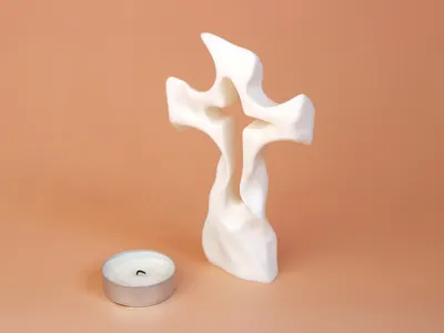 Modern Cross by Crow_ck MakerWorld: Download Free 3D Models