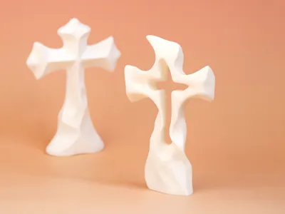 Modern Cross by Crow_ck MakerWorld: Download Free 3D Models