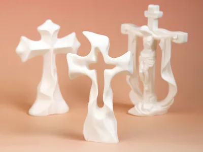 Modern Cross by Crow_ck MakerWorld: Download Free 3D Models