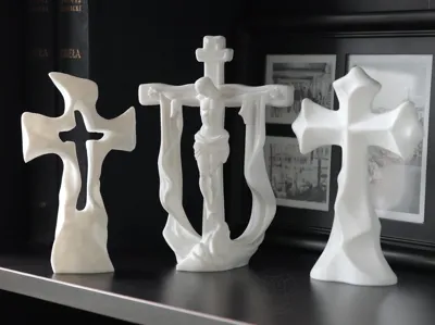 Modern Cross by Crow_ck MakerWorld: Download Free 3D Models