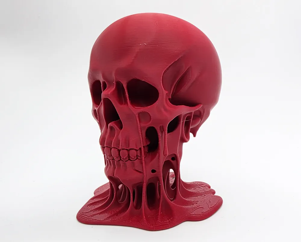 Bloody Melting Skull - Free 3D Print Model - MakerWorld