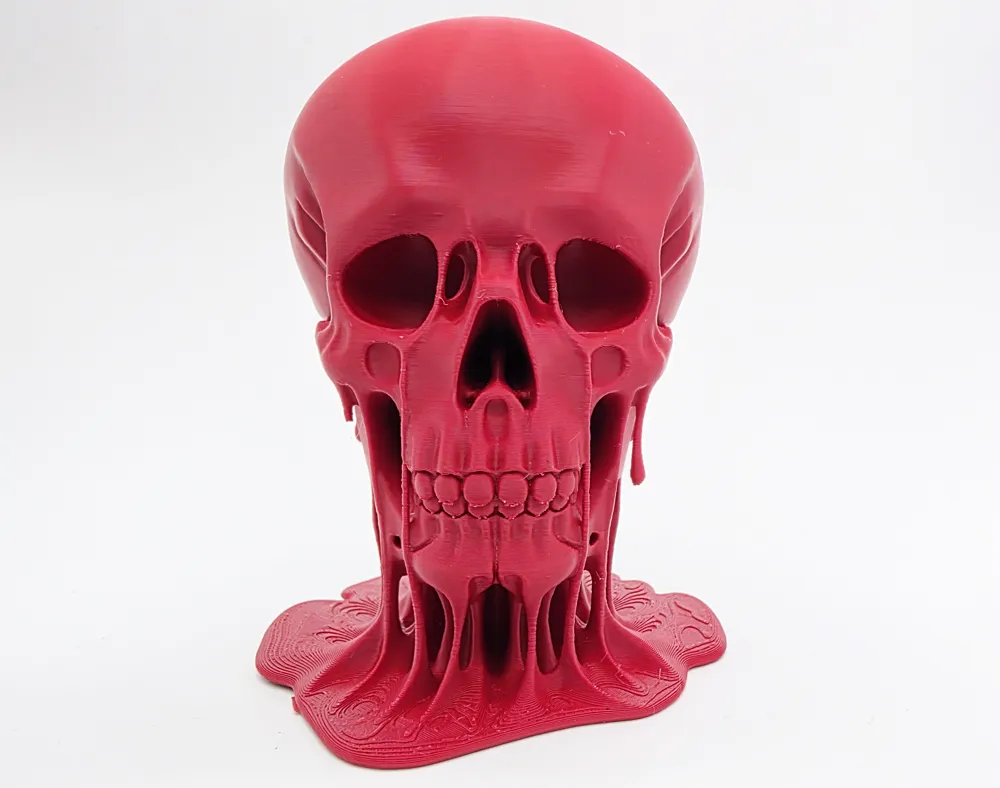 Bloody Melting Skull - Free 3D Print Model - MakerWorld