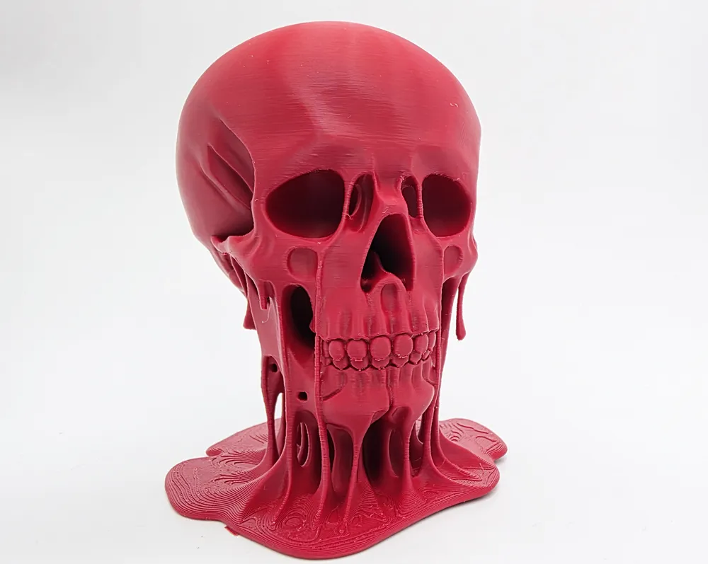 Bloody Melting Skull - Free 3D Print Model - MakerWorld