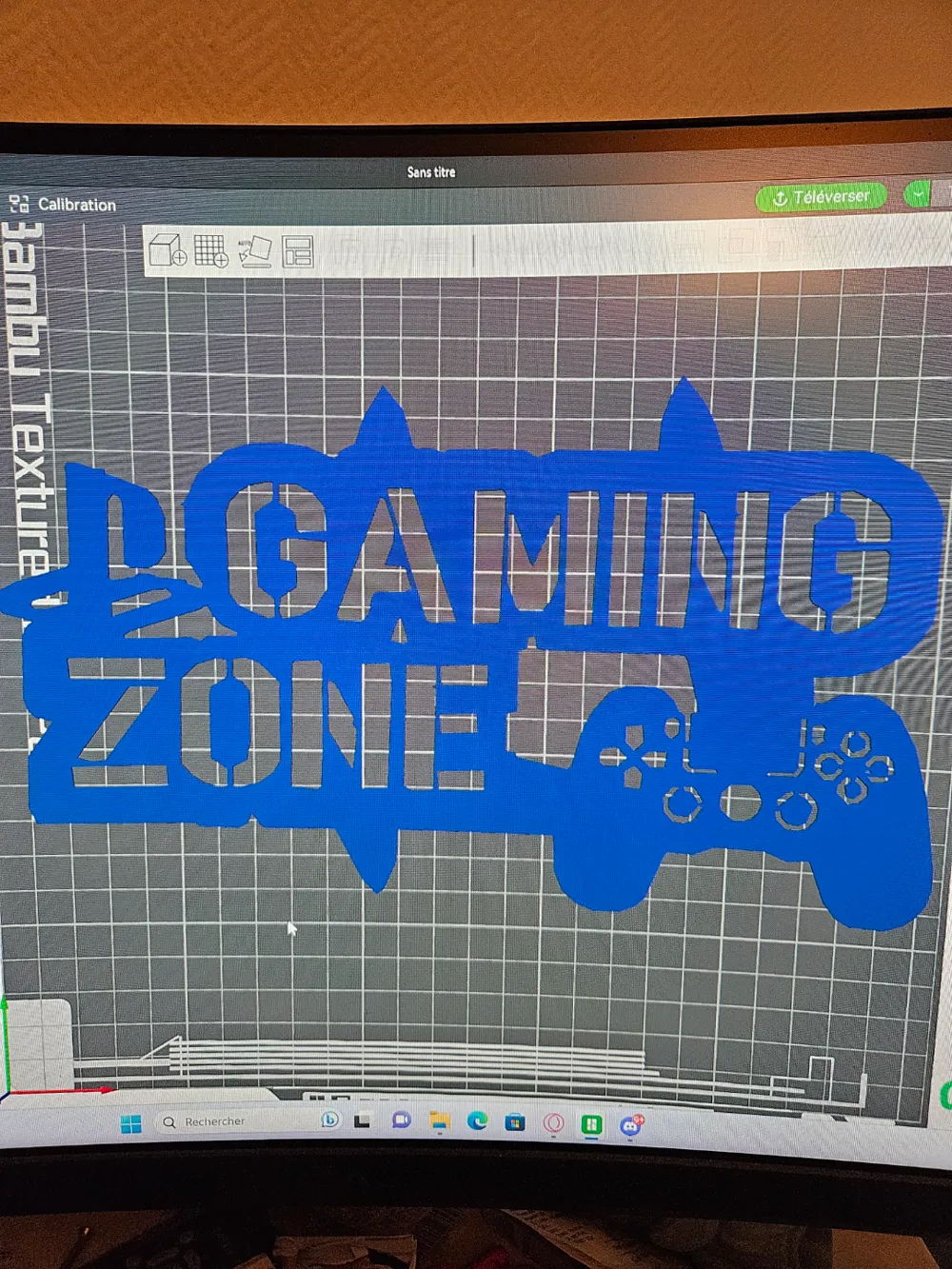 plaque gaming zone by lemeneur - MakerWorld