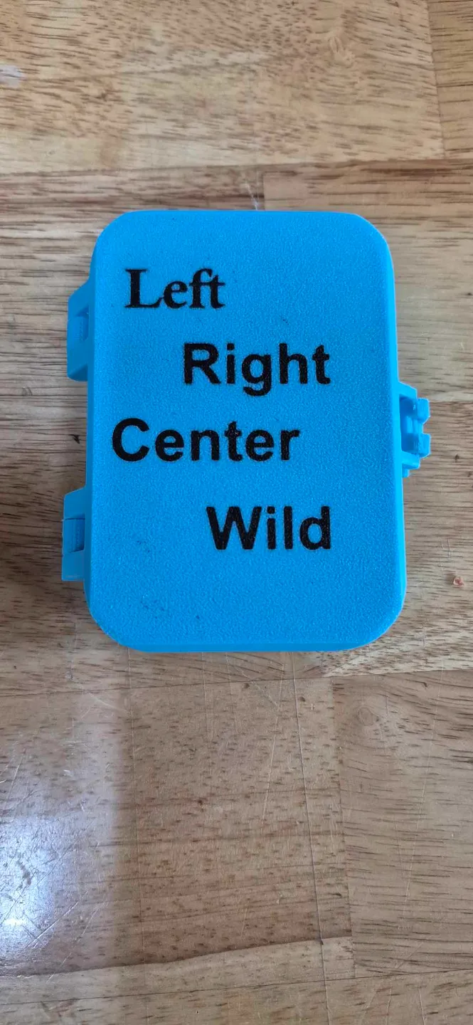 Left Right Center and Wild Remixed by craigrudd MakerWorld: Download ...