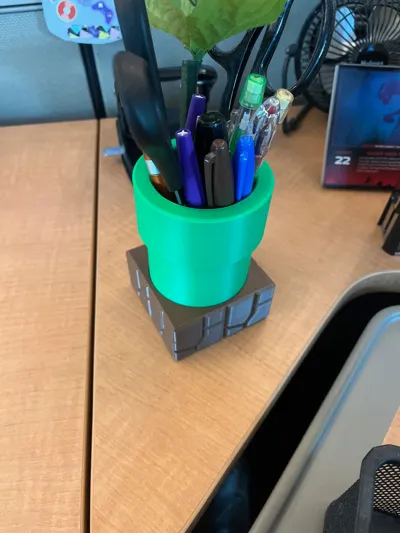 Mario Pipe Pen holder 来自 Andre.Stadler - MakerWorld