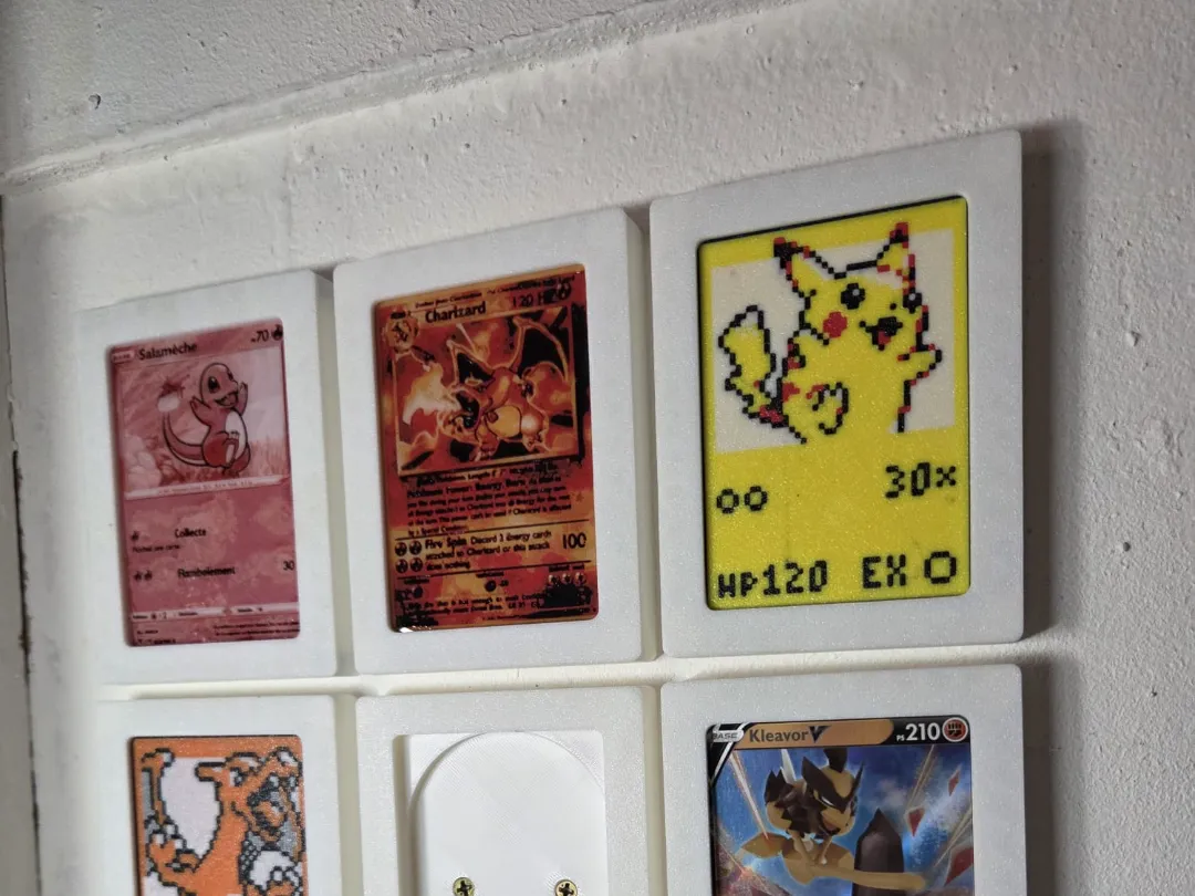 Support mural universel pour cartes Pokémon - Modèle d'Impression 3D ...
