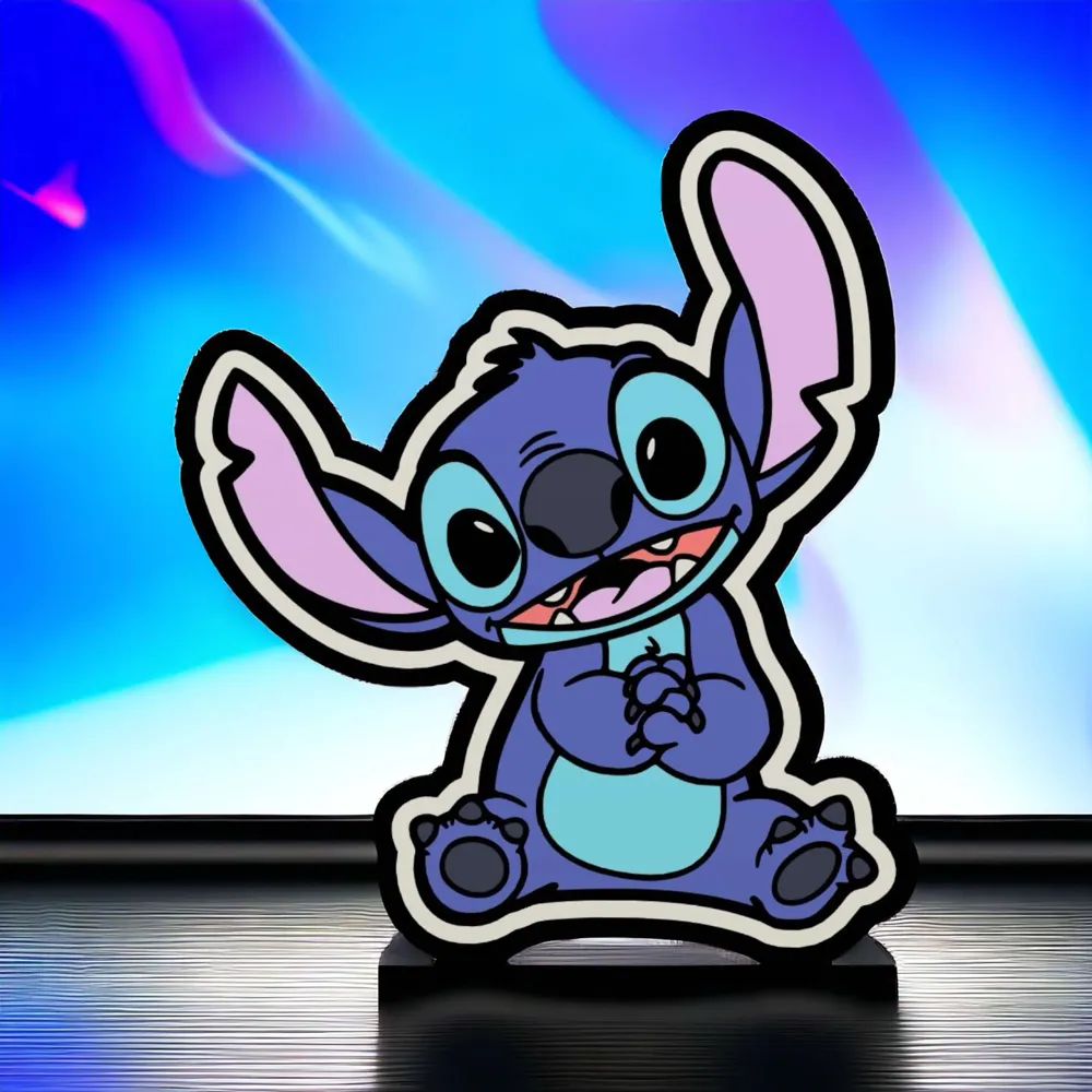 Stitch LED Lamp Lightbox by Codyinbody3 MakerWorld: Download Free 3D Models