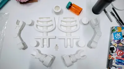 Mega Brick Skeleton (10:1 scale) by Julia Ebert MakerWorld: Download Free 3D Models