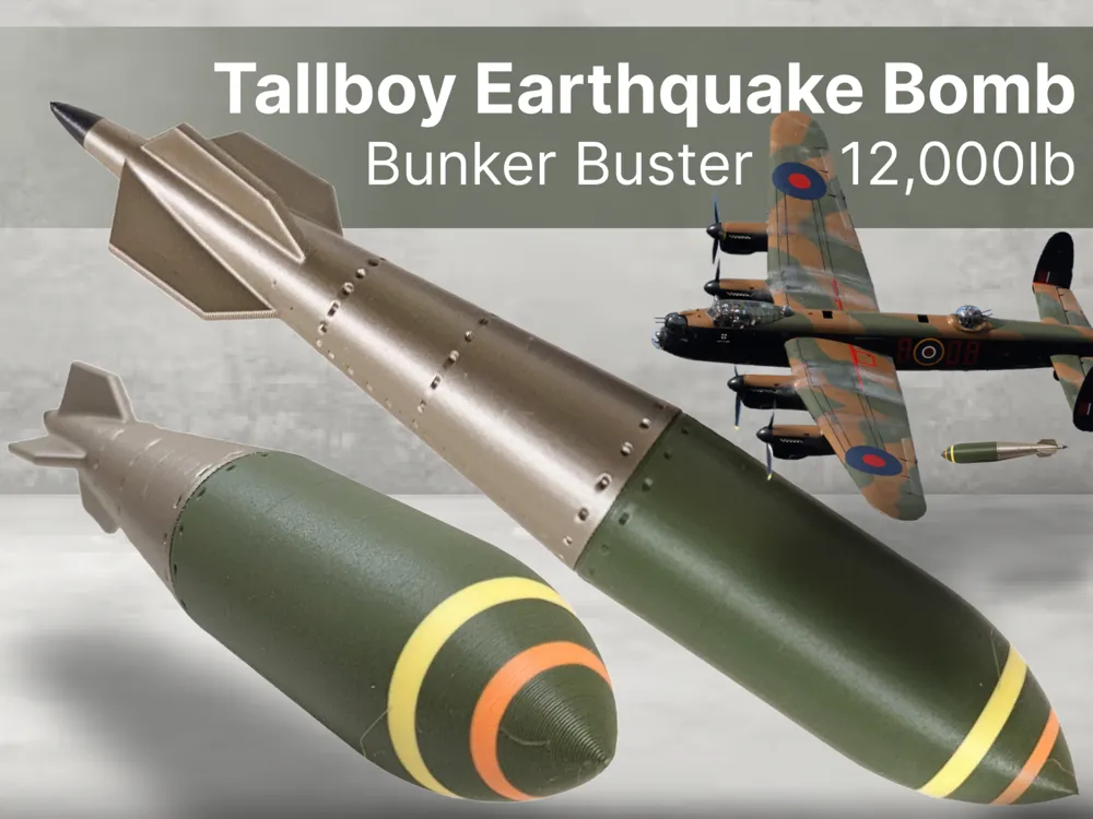 Tallboy 12000-Pfund-Erdbebenbombe, Bunkerbrecher aus dem Zweiten ...