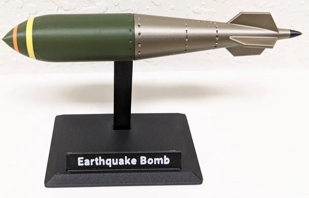 Tallboy 12000lb Earthquake Bomb WWII Bunker Buster by Rexi Labs ...