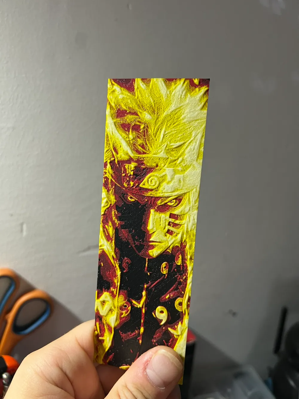 Naruto six path bookmark hueforge by Emsi94 - MakerWorld