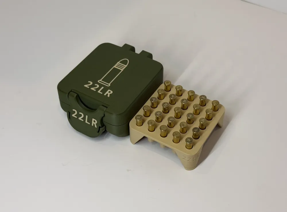 Ammo Box - 22LR - MINI - 25/36/49 Rounds - Free 3D Print Model - MakerWorld