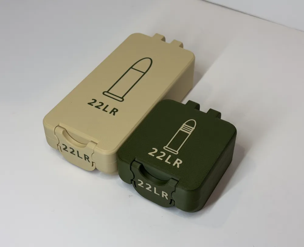 Ammo Box - 22LR - MINI - 25/36/49 Rounds - Free 3D Print Model - MakerWorld