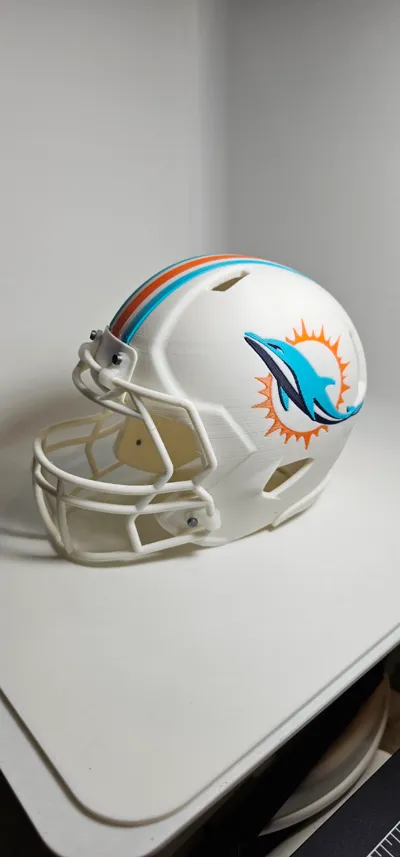 Miami Dolphins Football Helmet by animuL67 MakerWorld: Download Free 3D ...