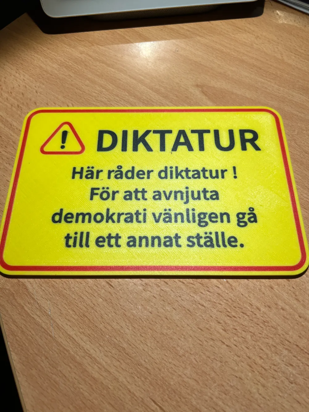 "funny swedish sign" by Tommy Cederlund - MakerWorld