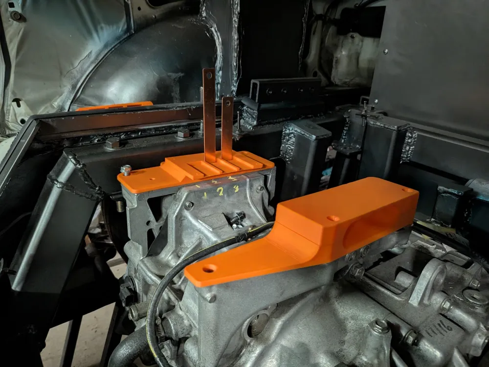 Nissan Leaf EM53 Bus Bar 90 degree angle cover v1 by Windraver - MakerWorld