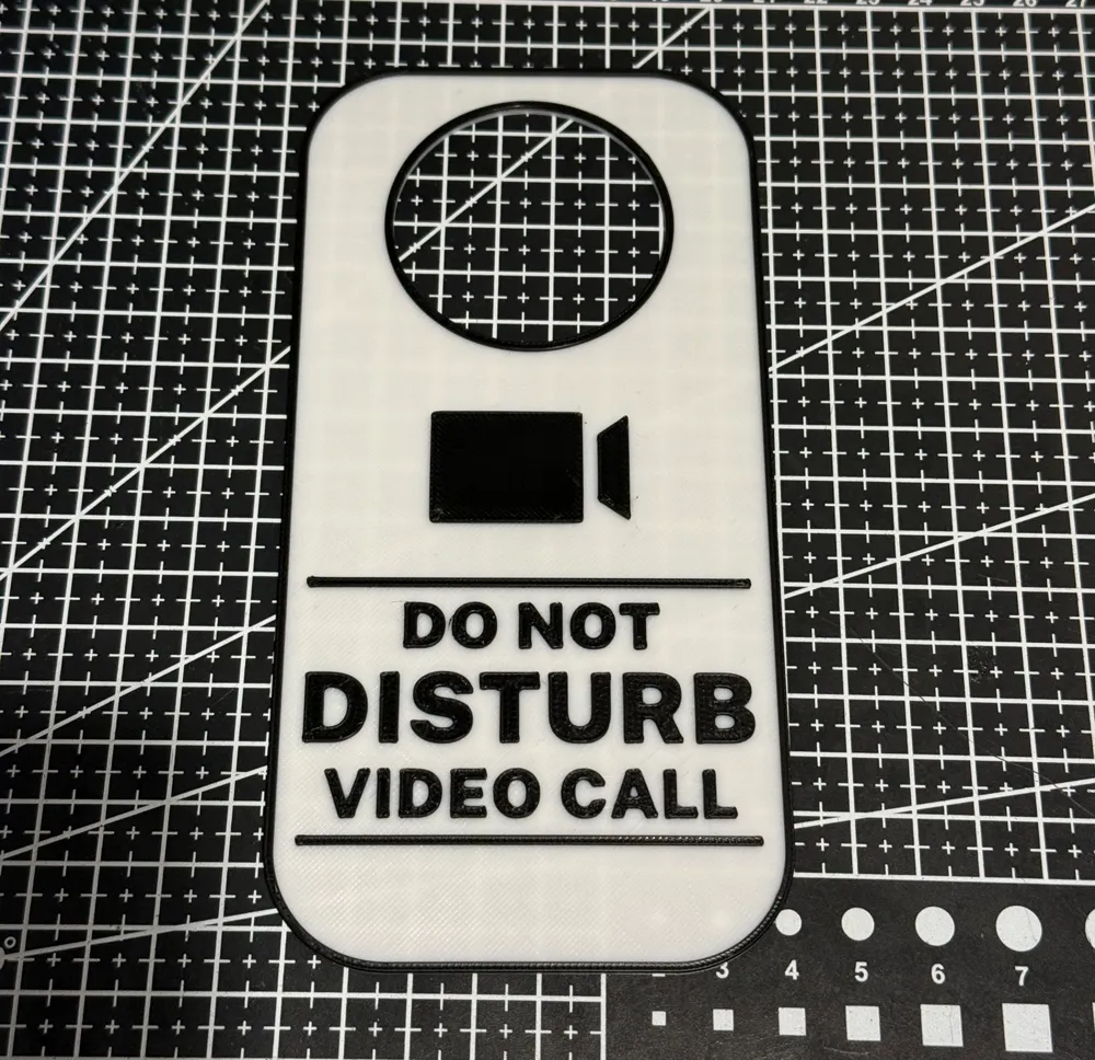 Door sign (Do not disturb - Video call) by extrakaese - MakerWorld
