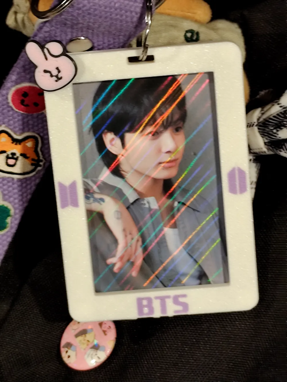 BTS Photocard Holder Keychain – Customizable - Free 3D Print Model ...