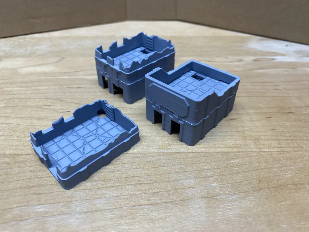 10mm Destructible Modular SciFi Buildings Sample by StandardAwesome ...