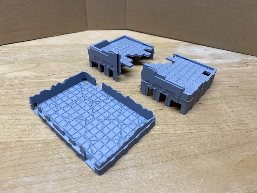 10mm Destructible Modular SciFi Buildings Sample by StandardAwesome ...