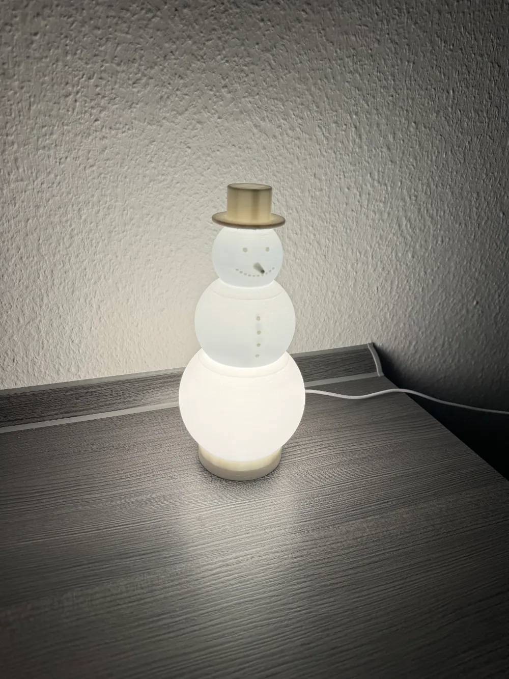 Snowman Lamp Multi-/Single Color by Volker88 - MakerWorld