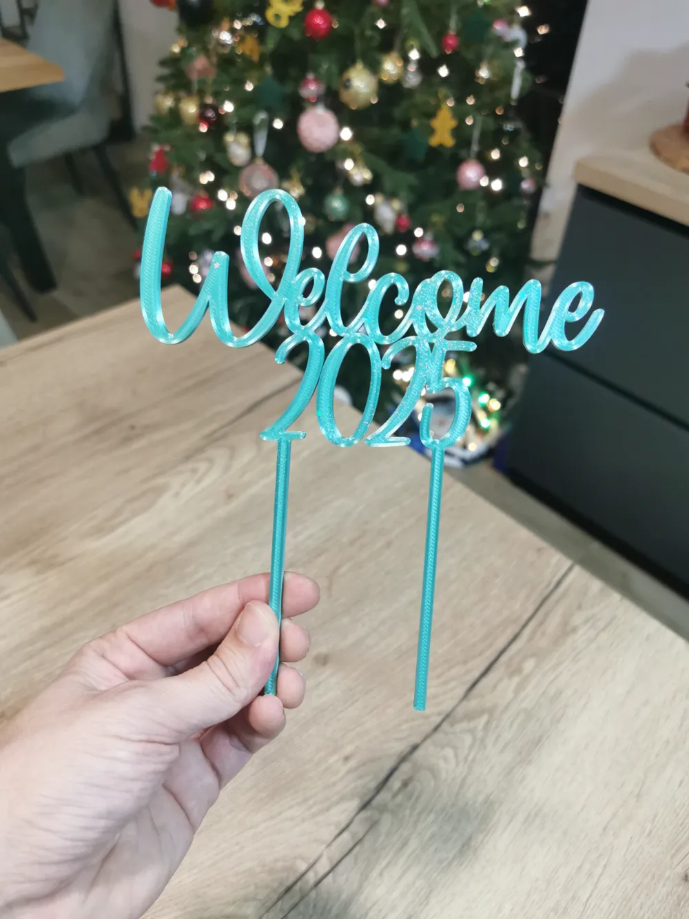 Welcome 2025 cake topper by x3mnexus - MakerWorld