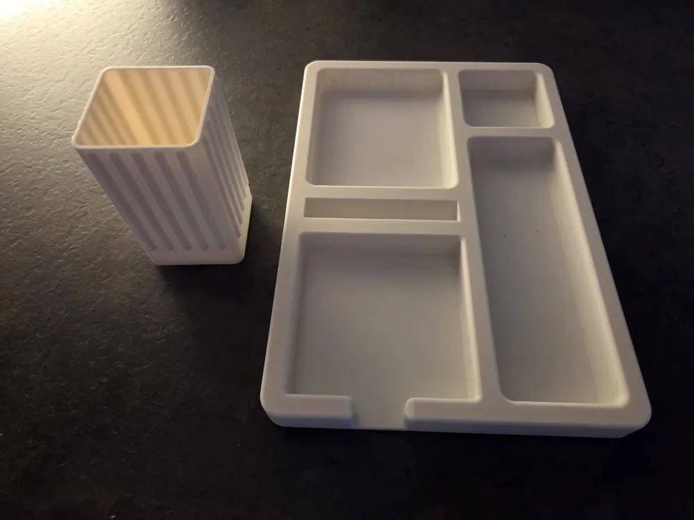 Modern Desk Organizer - Free 3D Print Model - MakerWorld