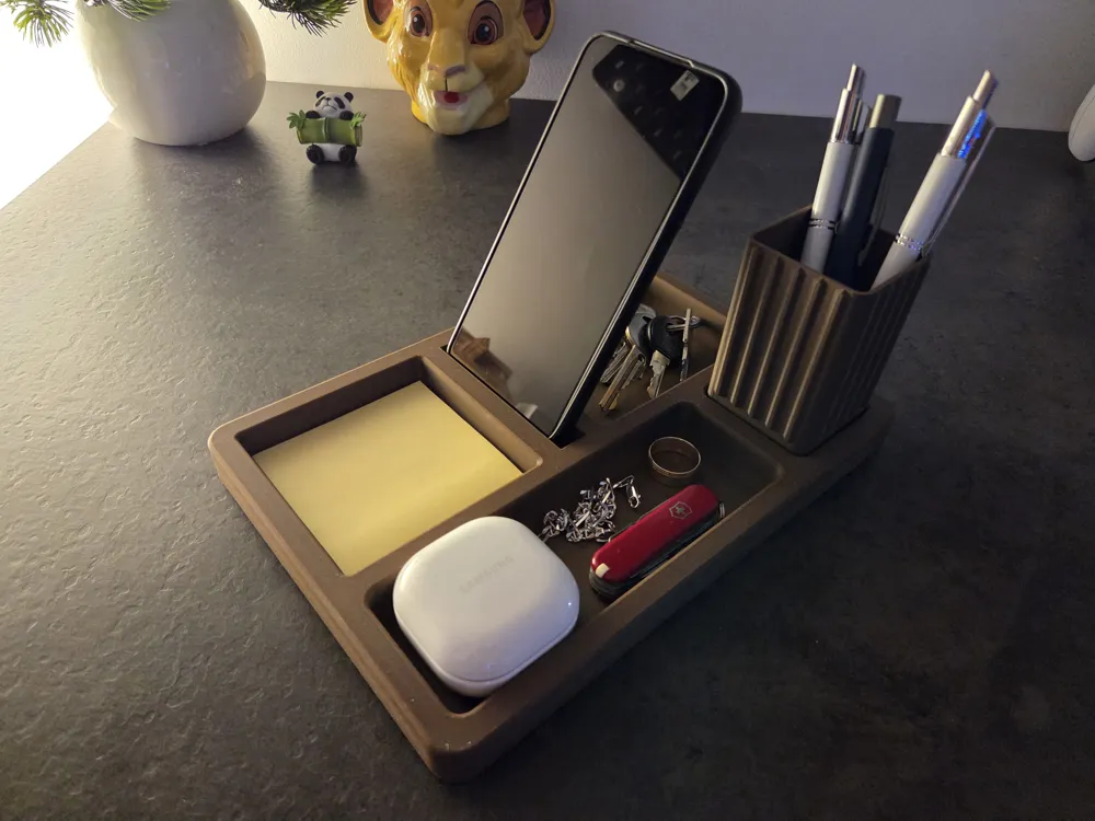 Modern Desk Organizer - Free 3D Print Model - MakerWorld