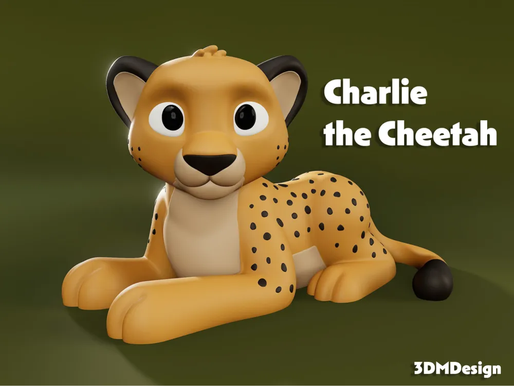 Charlie the Cheetah by 3DMDesign - MakerWorld