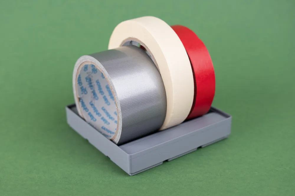 Tape holder GRIDFINITY for Large and Small Tapes - Free 3D Print Model ...