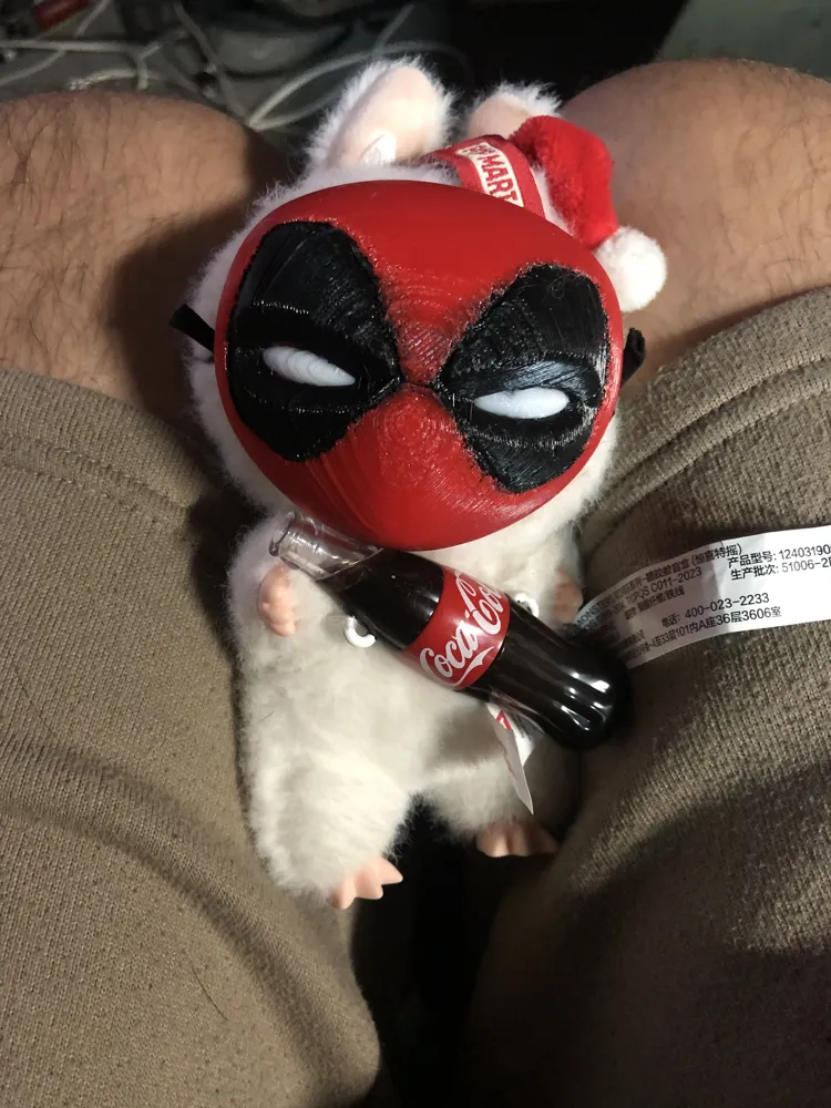 Deadpool labu mask - Free 3D Print Model - MakerWorld