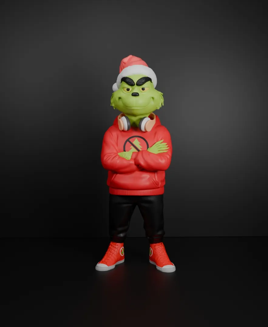 Grinch Urban Vibes ( Multiparts + 3mf included ) by PixelForm 3D ...