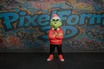 Grinch Urban Vibes ( Multiparts + 3mf included ) by PixelForm 3D ...