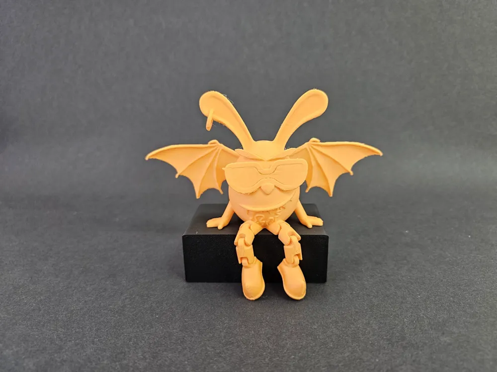 Cool Easter Devil Egg with Bunny Ears, arms legs by Ireality - MakerWorld