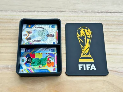 Football Card & Sticker Box – Sliding Lid - Free 3D Print Model ...