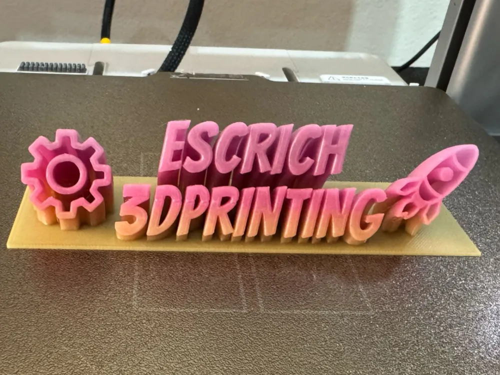 Escrich 3DPrinting Name Plate Remixed by Nescrich MakerWorld: Download Free 3D Models