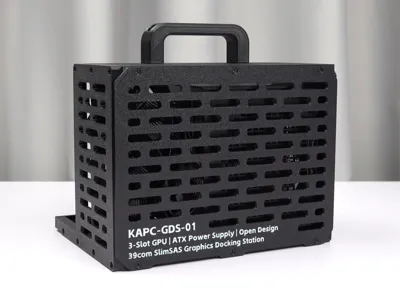 纤薄SAS显卡扩展坞机箱 KAPC-GDS-01 来自 鸦无量MakerWorld：免费下载 3D 模型
