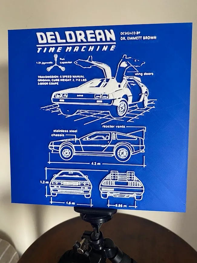 Delorean - Modelo de impresión 3D gratuito - MakerWorld