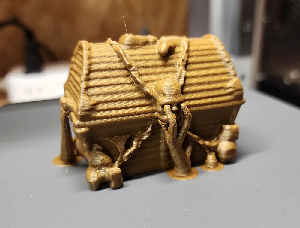 Chained Pirate Chest Miniature by Triple G Workshop - MakerWorld