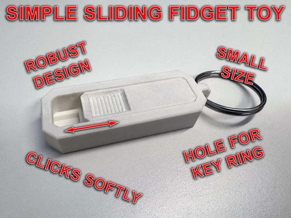 Simple Sliding Fidget Toy by Tinkerer Designs - MakerWorld